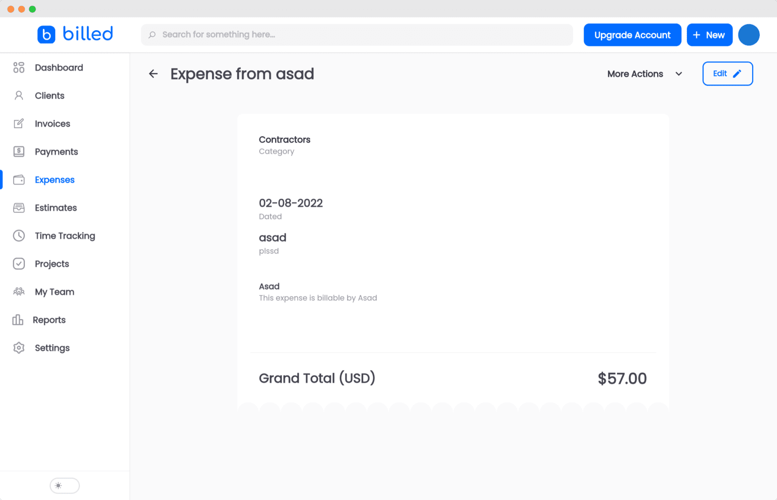 Expenses And Receipts Tracking Billed App Expenses And Receipts Tracking Billed App